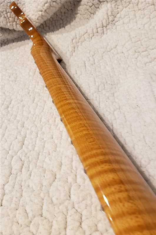USA made ,stunning 1 piece,Roasted flame maple neck,Made to | Reverb