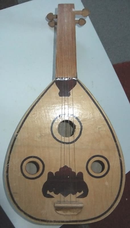 Vintage, unbranded hand-made bow-back Lute / Oud style | Reverb