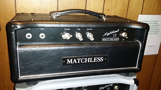 Matchless Nighthawk Head 2010 Black | Reverb