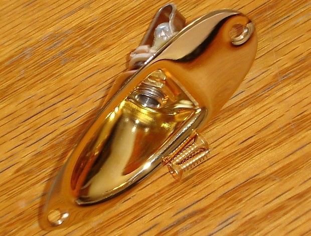 USA Fender Stratocaster SRV Strat GOLD OUTPUT JACK Guitar | Reverb