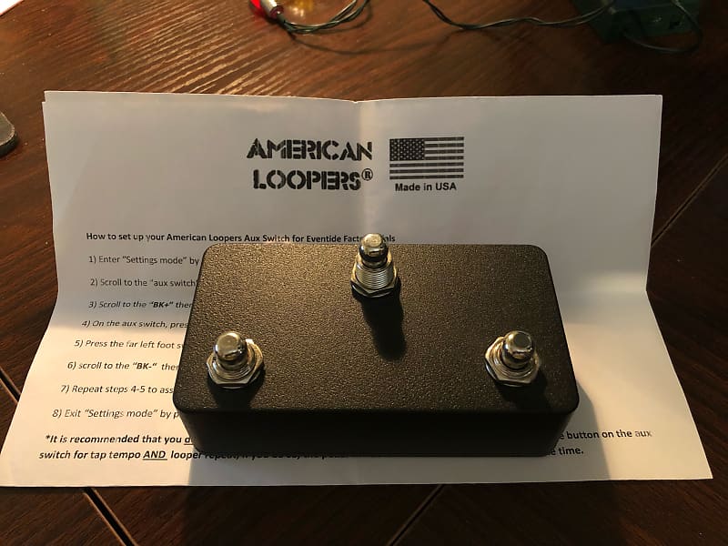 American Loopers Aux Switch For Eventide Factor Pedals 2000s | Reverb