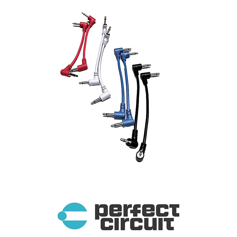 Modbap Modular Stubs Right-Angle 3.5mm Patch Cable Pack | Reverb