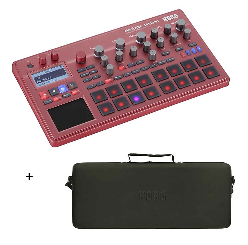 Pack Korg Electribe 2S rouge + étui - Sampler | Reverb