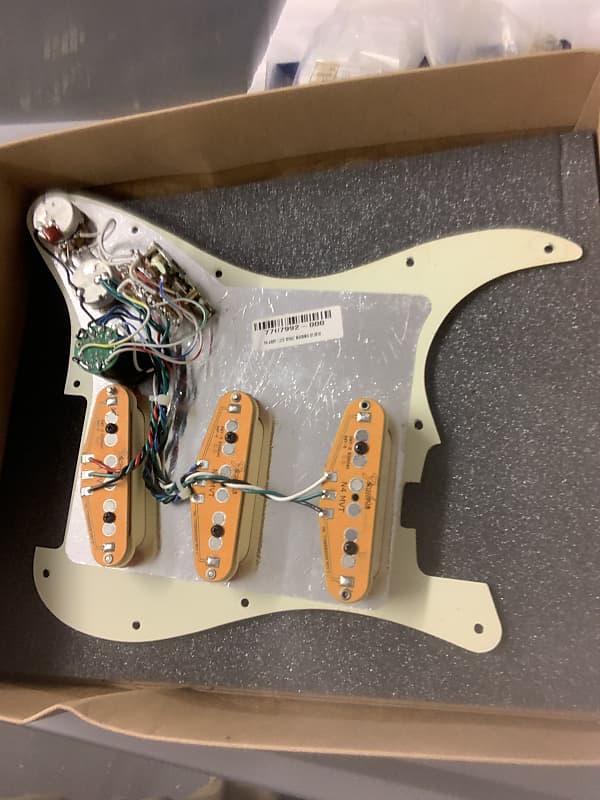 Fender Noiseless pickups loaded pickguard 2017 | Reverb
