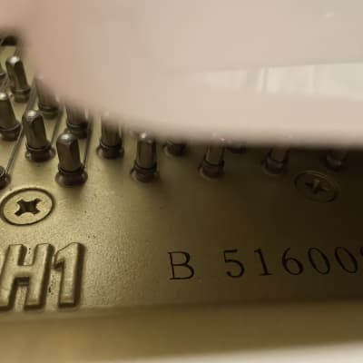 Yamaha GH1 Baby Grand Piano - Polished White | Reverb