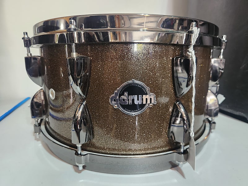 Ddrum Dominion Ash 13x7 Gold Root Beer Sparkle snare | Reverb