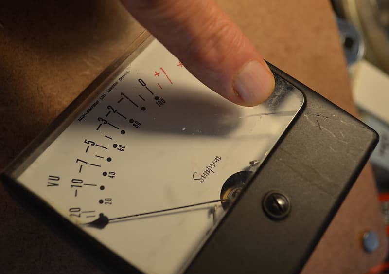 Simpson Vu Meter Model 1347mc part# 10151A Original La2? 60s? | Reverb