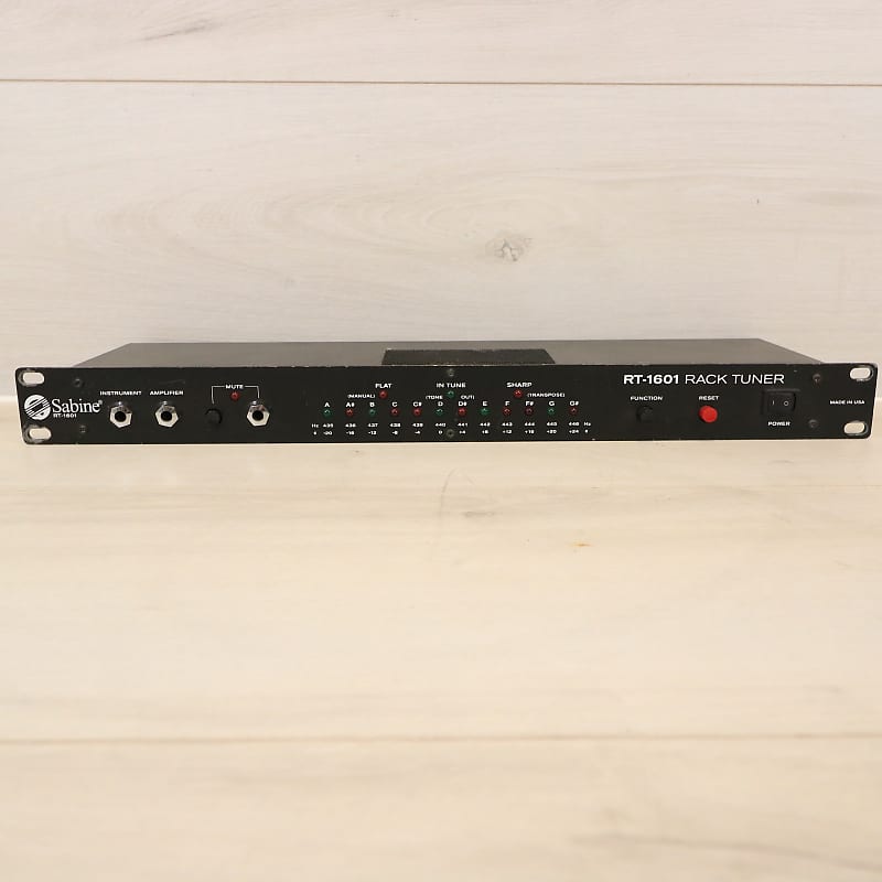 Sabine RT-1601 Rack Guitar Tuner | Reverb