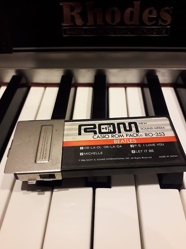 FLASH discount! Casio RO-353 Rom Card Cartridge PT, MT, CT, | Reverb