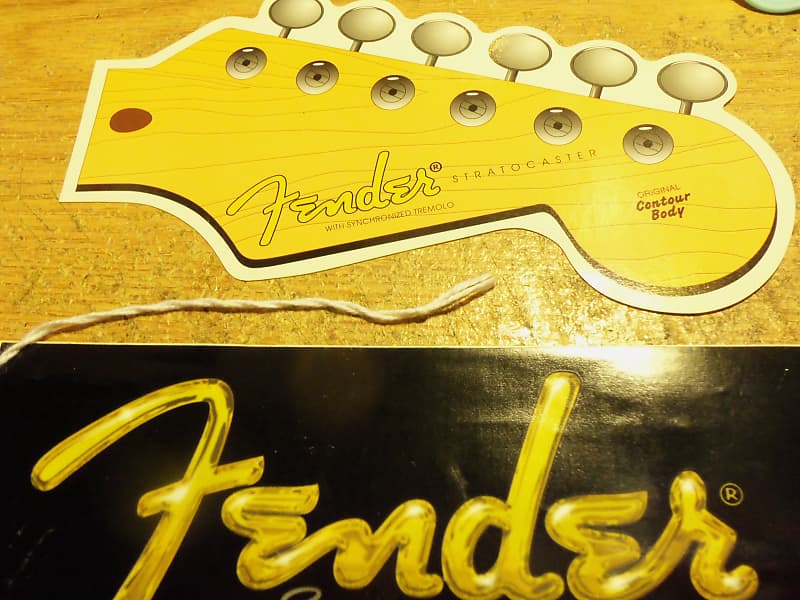 Fender Strat bumper stickers | Reverb