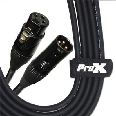 PRO X XC-MIC15 15 Foot Balanced XLR3-F to XLR3-M High | Reverb
