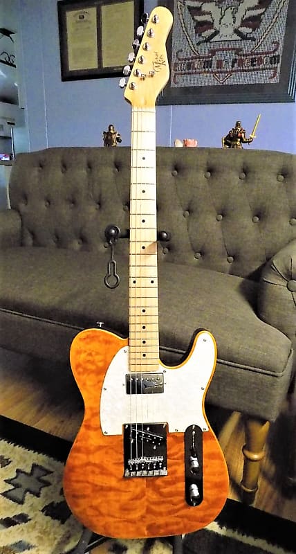 Michael Kelly 1953 Telecaster 2010's- w/Gator HSC - Caramel | Reverb