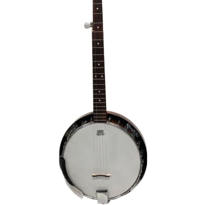 Preowned Johnson JB100 5-String Resonator Banjo w/ chip board | Reverb
