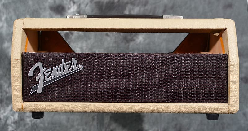 Fender Champ Empty Head Shell Blonde w Oxblood Grill w FAST | Reverb