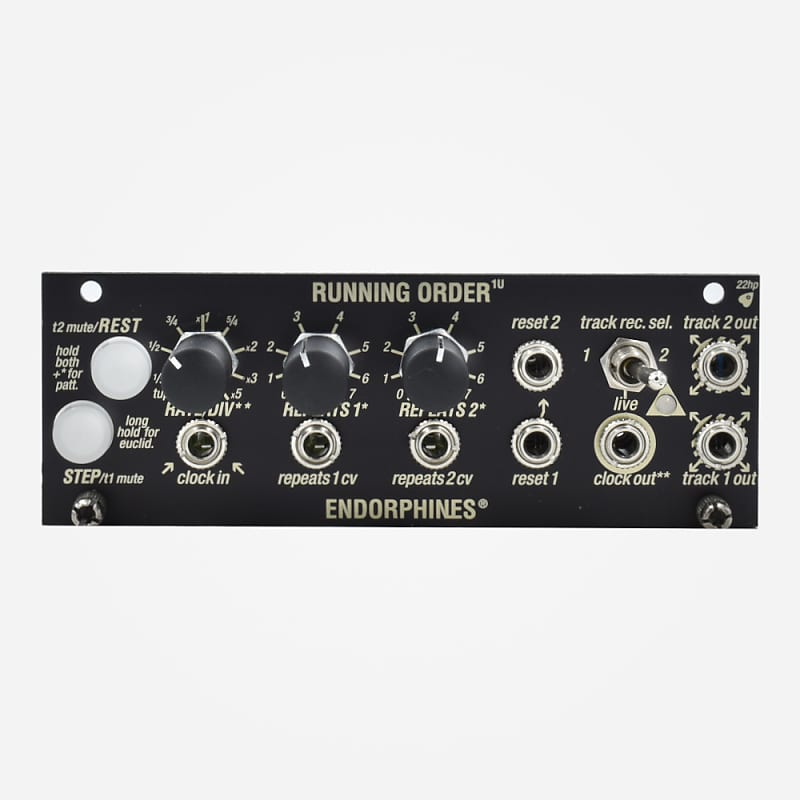 Endorphin.es Running Order 1U Eurorack Synth Module | Reverb