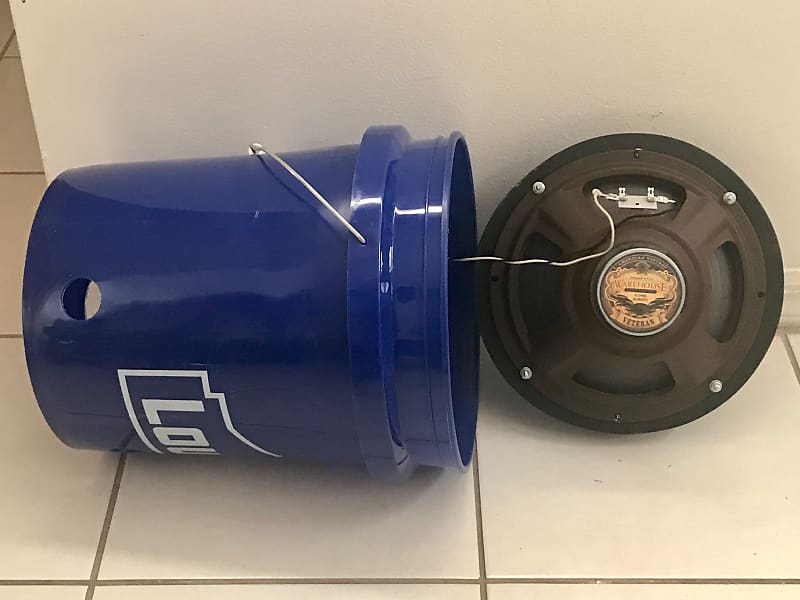 Bucket Speaker WGS 10" 8 ohms quick cab Harp/Guitar tote | Reverb