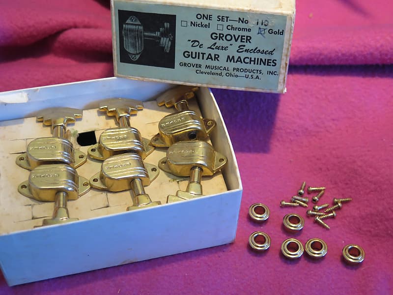vintage 1950's 1960's usa grover tuners imperial deluxe for | Reverb