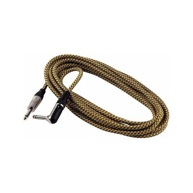ROCKCABLE RCL 30256 TC D/GOLD Instrumentenkabel Kl-WKl 6m | Reverb