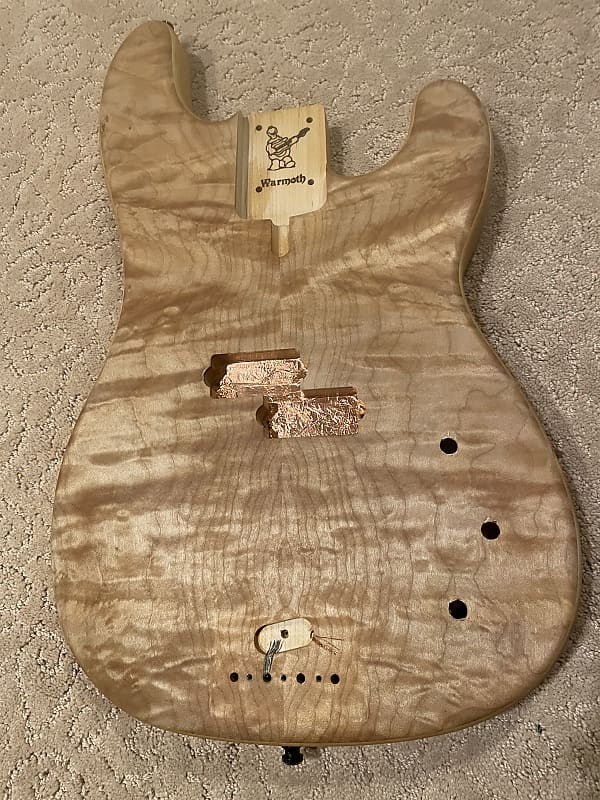 2019 Warmoth Maple Body w/ Flame Maple Top | Reverb