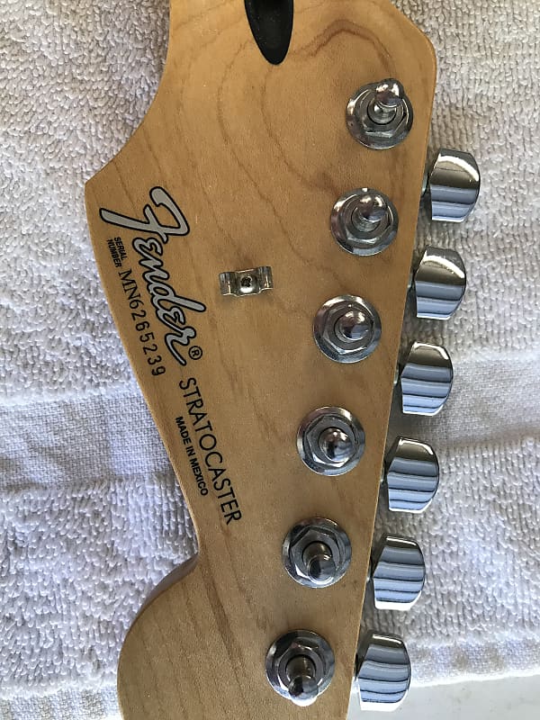 Fender Stratocaster neck Clear maple MIM | Reverb