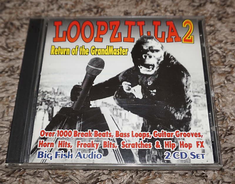 Big Fish Audio SAMPLING CD LOOPZILLA 2 2 CD SET URBAN R&B Hip | Reverb