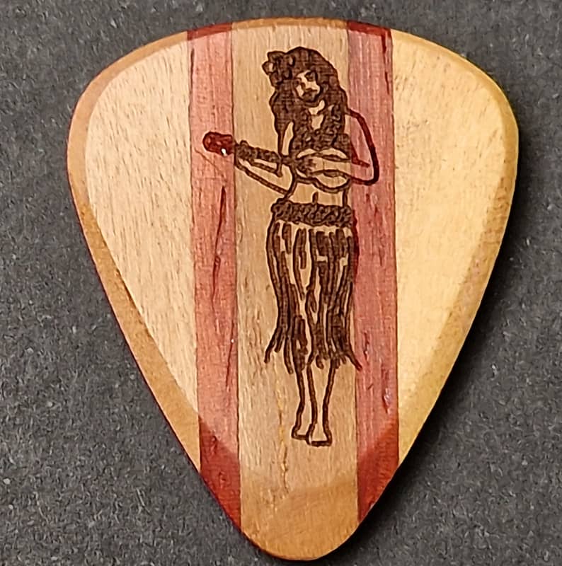 Médiator Plectre Pick guitare - 3 Bois exotiques - | Reverb UK