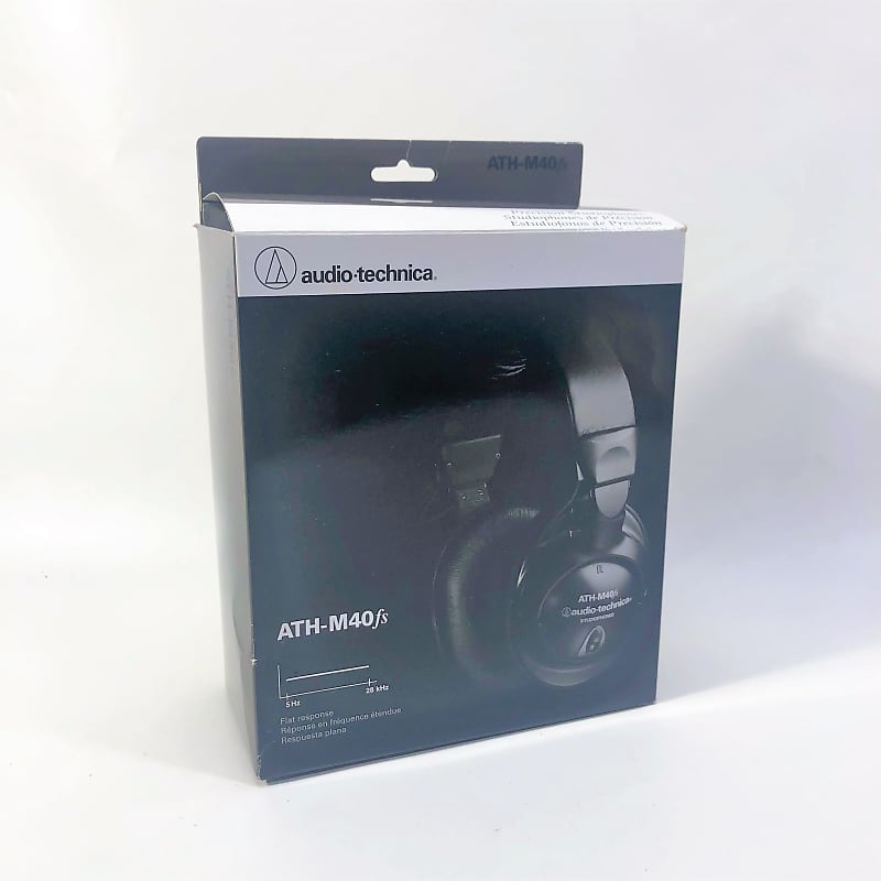 Audio-Technica ATH-M40fs Studio Headphones w/ 1/4" TRS Open | Reverb