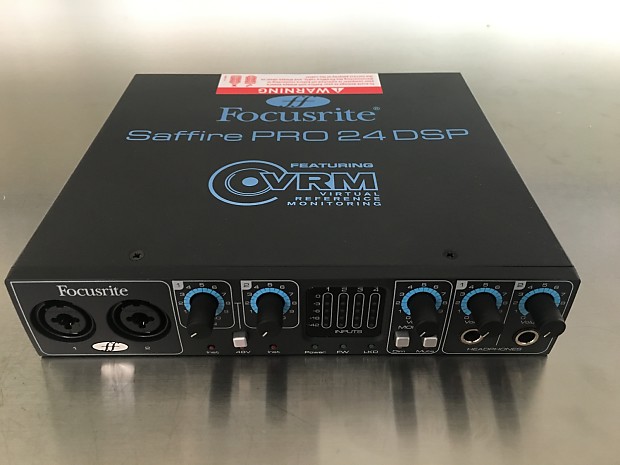 Focusrite Saffire Pro 24 DSP Black | Reverb