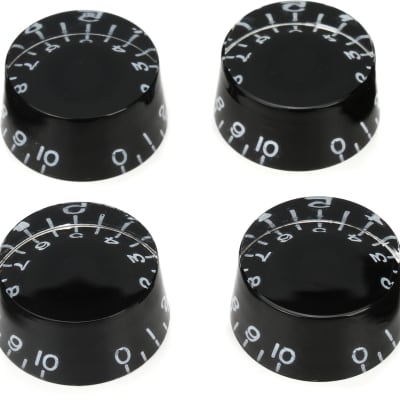 Gibson Accessories Speed Knobs 4-pack - Black Bundle with | Reverb