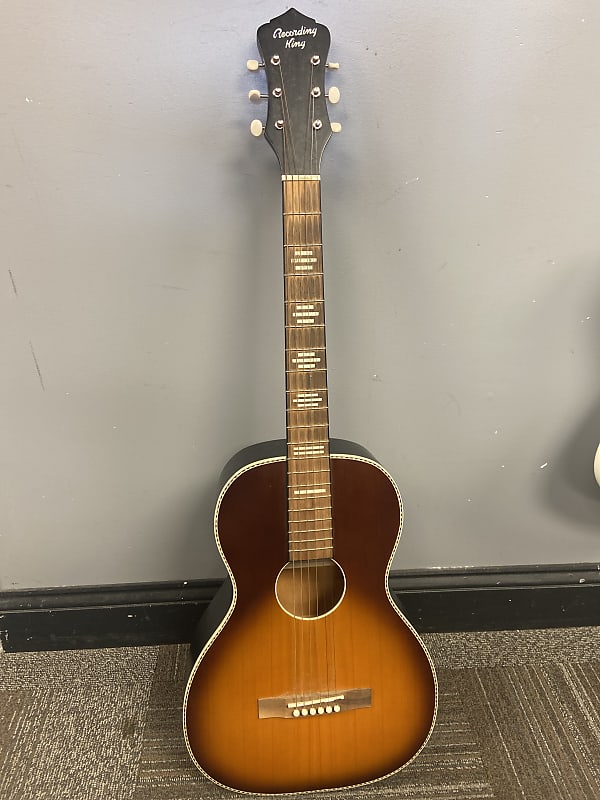 Recording King RPS-T-TS Right Handed Acoustic Guitar | Reverb