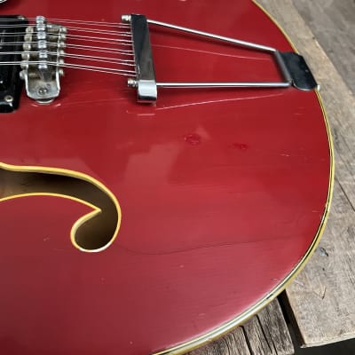 Mosrite Celebrity 12 String 1965ish Semi-Transparent Red - 2 | Reverb