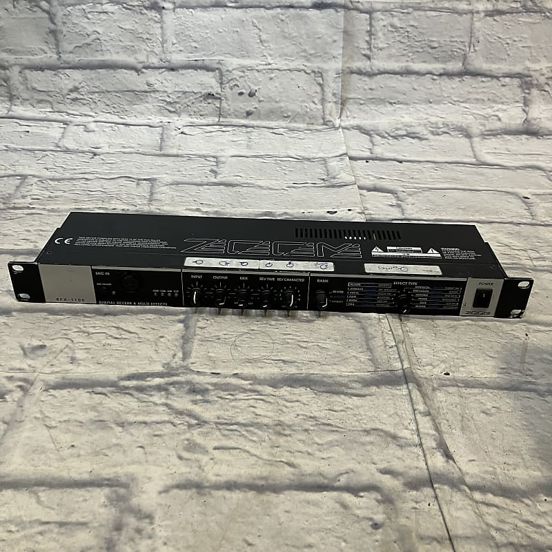 Zoom RFX-1000 Multi FX Rack Unit | Reverb