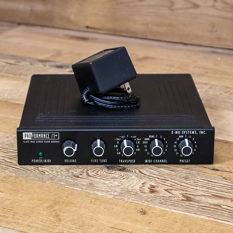 E-Mu ProFormance /1 + Piano MIDI Sound Module | Reverb