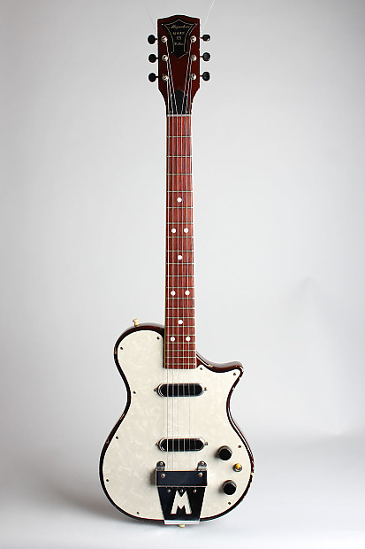 Magnatone Mark III Deluxe Solid Body Electric Guitar (1958), | Reverb