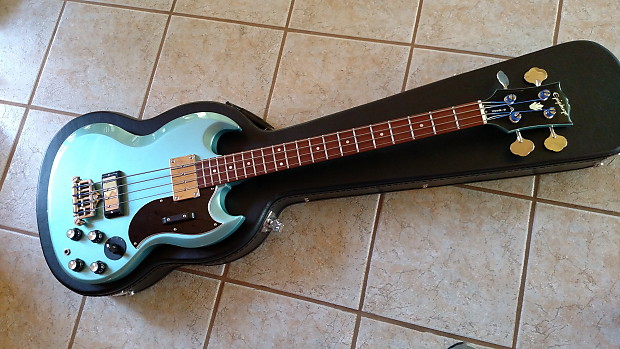 Epiphone EB-3 SG BASS Pre-Elitist 2000 Turqoise | Reverb