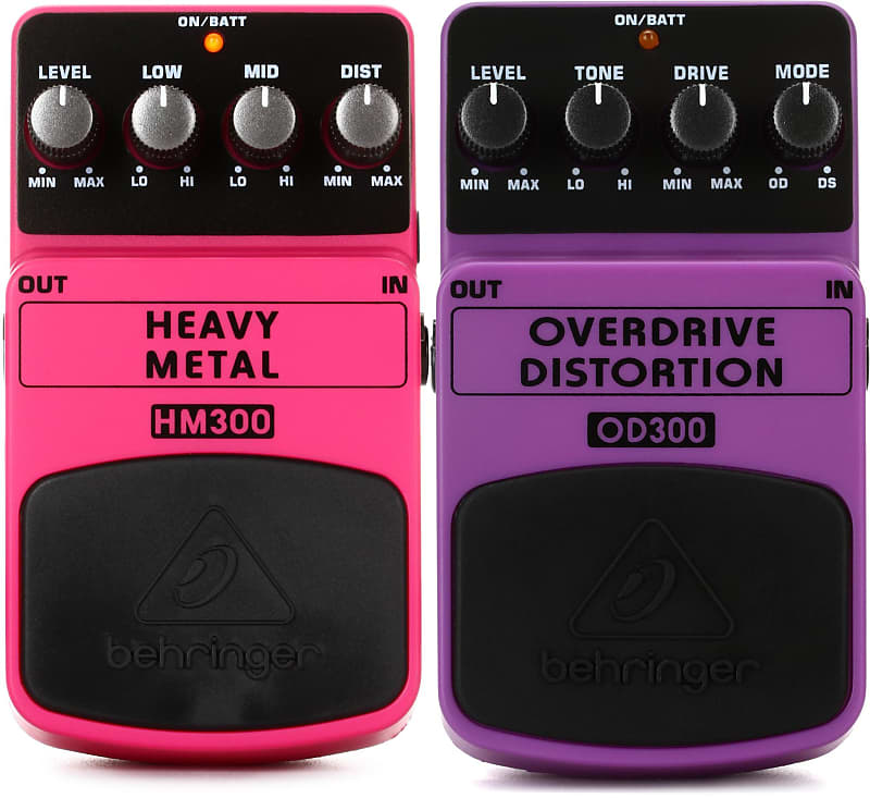 Behringer HM300 Heavy Metal Distortion Pedal Bundle with | Reverb