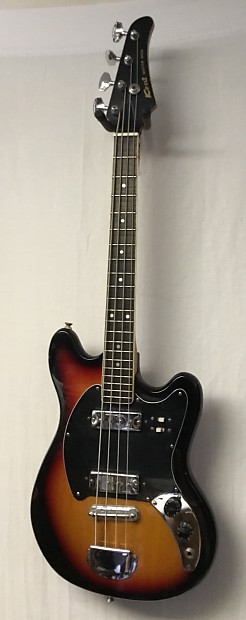 Kent Master model 1970's 1/2 size bass guitar | Reverb