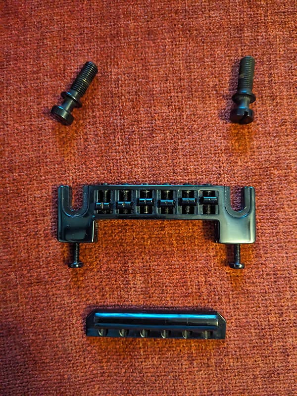 Schaller 455 Stud Mount Adjustable Wraparound Guitar Bridge | Reverb