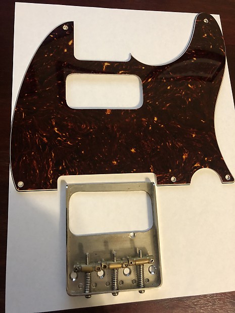 Fender Telecaster Bridge and Pickguard (TV Jones, Filtertron) | Reverb