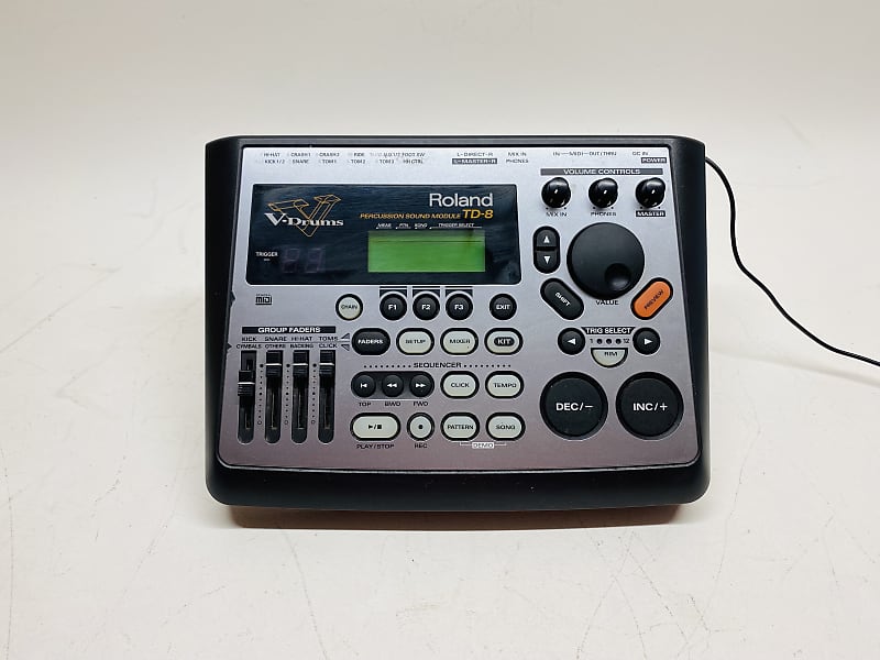 Roland TD-8 Module Brain Cables Power TD8 | Reverb