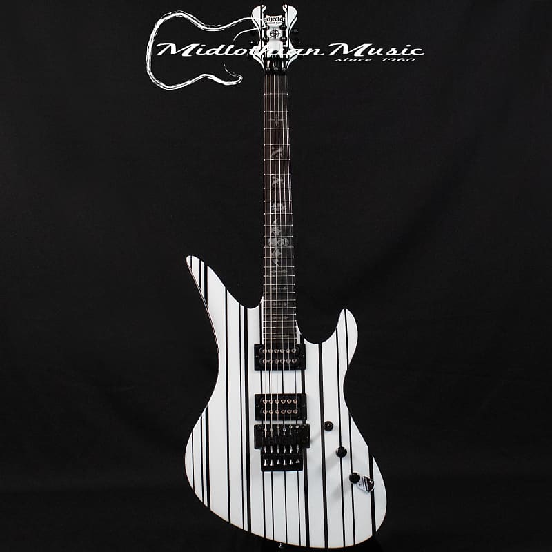 Schecter Synyster Gates Standard Guitar- Gloss White w/Black | Reverb