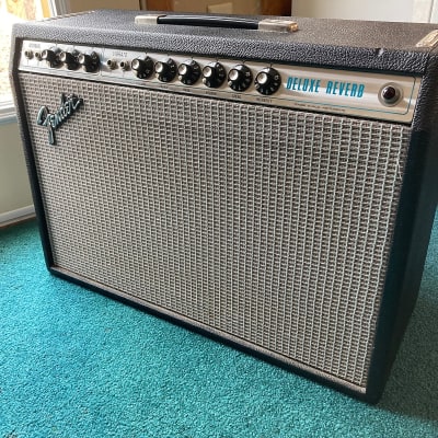 Fender Deluxe Reverb 2-Channel 22-Watt 1x12" Guitar Combo | Reverb
