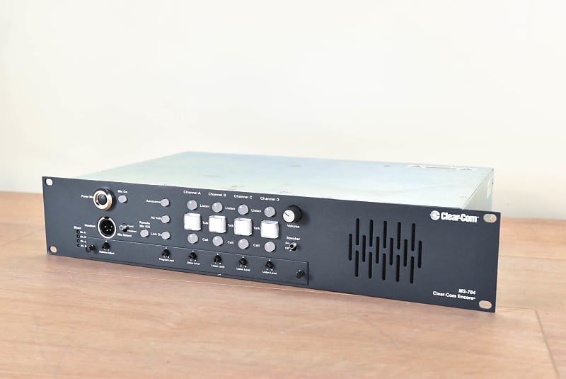 Clear-Com MS-704 2RU Four-Channel Main Station CG00YHB | Reverb