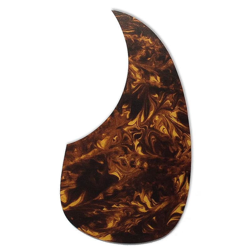 Acoustic Guitar Pickguard Scratchplate Teardrop, Martin Brown | Reverb