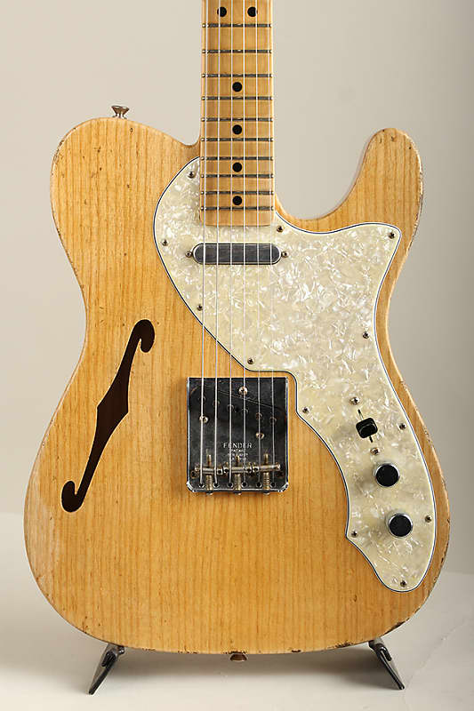 Fender Custom Shop MBS 1968 Telecaster Thinline Relic Natural | Reverb