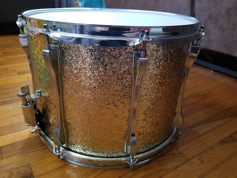 Vintage 14x10 Ludwig Snare Drum - Deep Fat Snare Drum Gold | Reverb