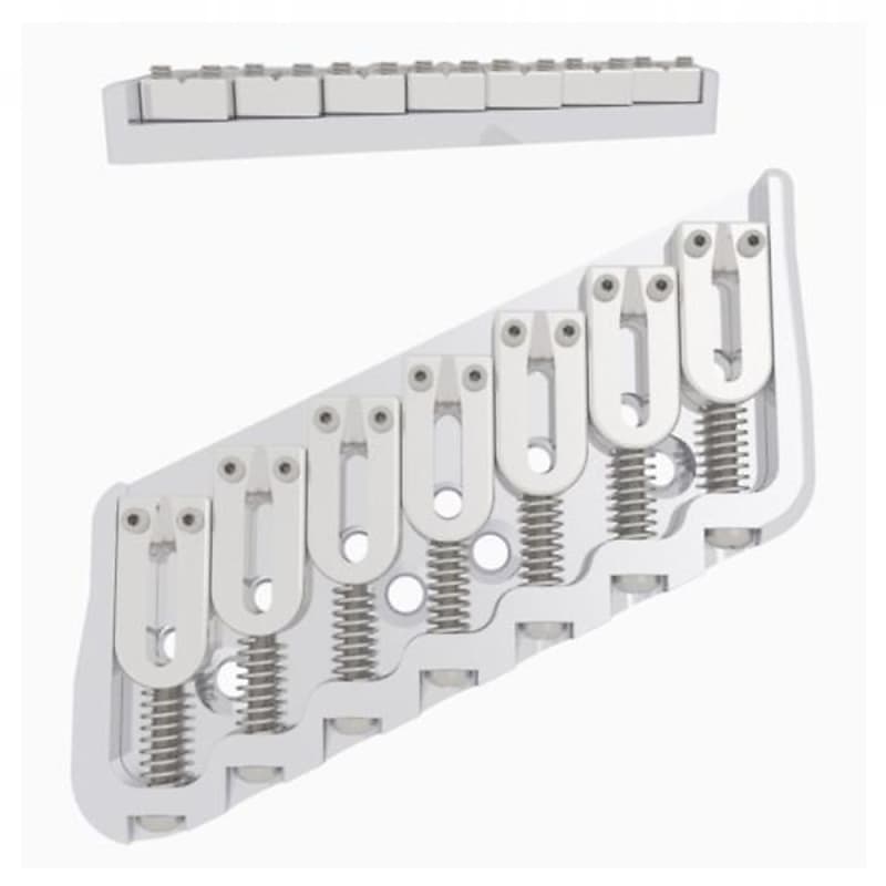 Hipshot 7 String Multi-Scale Fixed Guitar Bridge .175 Height | Reverb