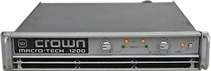 Crown AMCRON MICRO-TECH 1200 Stereo Power Amplifier (USED #1) | Reverb