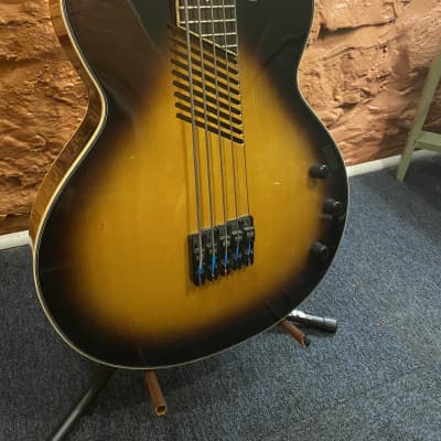 Washburn AB45 VSK - sunburst with Hard shell case | Reverb