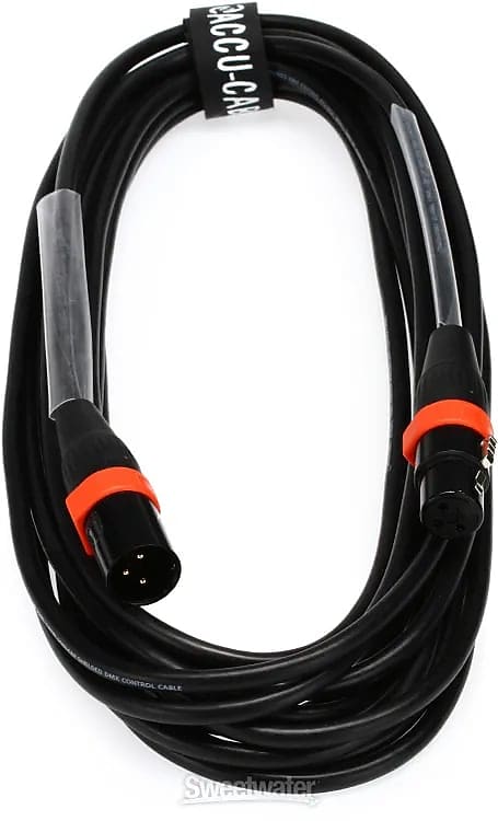 Accu-Cable 3-pin Pro DMX Cable AC3PDMX25PRO - 25' | Reverb